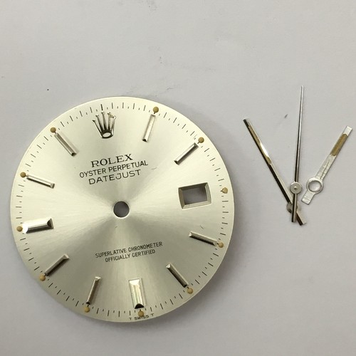 Rolex Gent's dial Oyster Perpetual DATE JUST SILVER/GREY & Hands ...