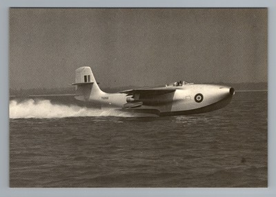 Saunders-Roe SR/A1 Jet Flying Boat Postcard 1980s BBC Hulton Picture ...