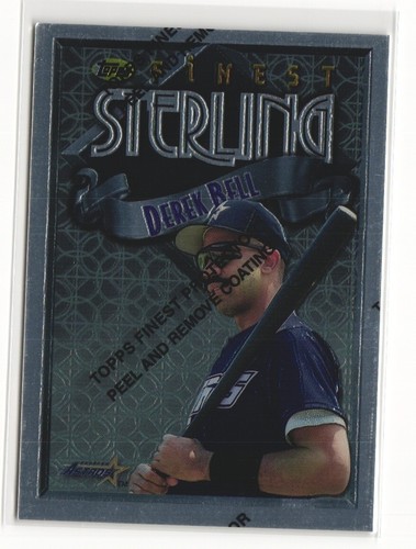 1996 Topps Finest Sterling Silver Derek Bell #328 Astros | eBay