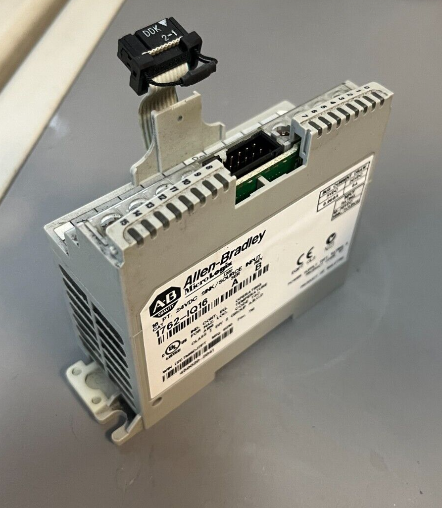 Allen Bradley MicroLogix Input Module 1762-IQ16 SER: A Rev B | eBay