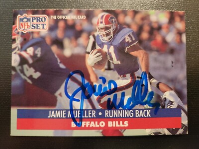 Jamie Mueller Buffalo Bills 1991 Pro Set #446 Autographed Card | eBay