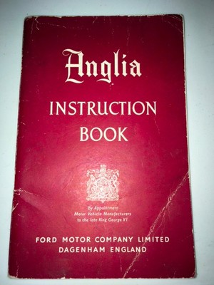 1955 ANGLIA INSTRUCTION BOOK | eBay