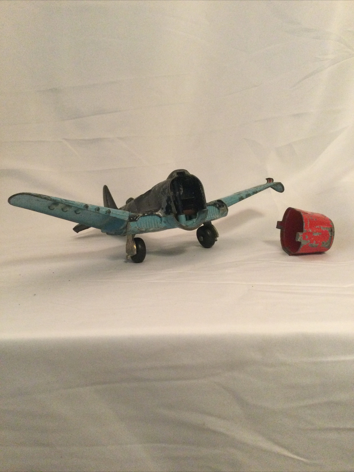 Vintage Toy Airplane Hubley Fighter Bomber Diecast Plane 495 | eBay