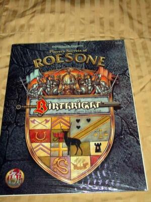 TSR AD&D 1995 - BIRTHRIGHT - Player's Secrets of ROESONE #3104 (SEALED ...