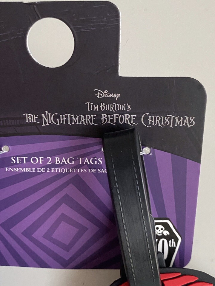 Set Of 2 NIGHTMARE BEFORE CHRISTMAS Jack Skellington And Sally LUGGAGE ...