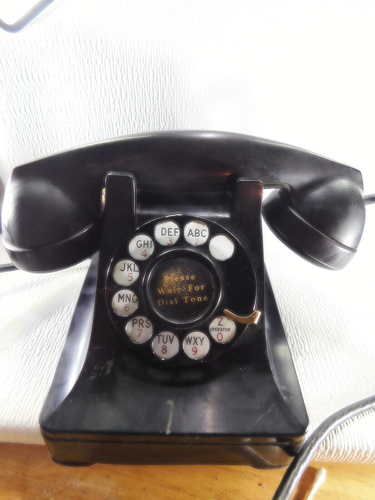 Western Electric 302 Rotary Dial Telephone w/F1 Handset-3/47 | eBay