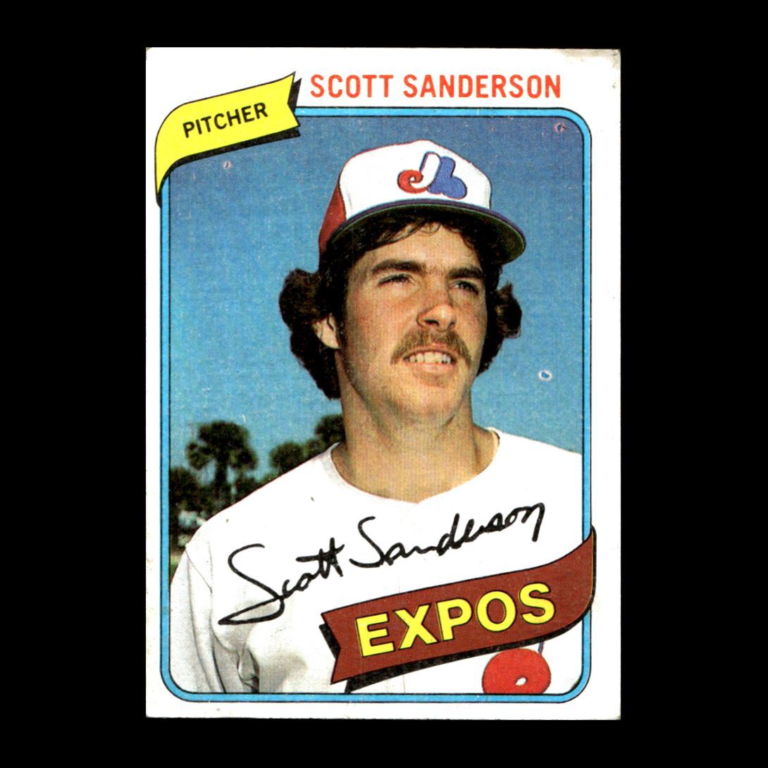 Scott Sanderson 1980 Topps Montreal Expos #578 R312G 36 | eBay