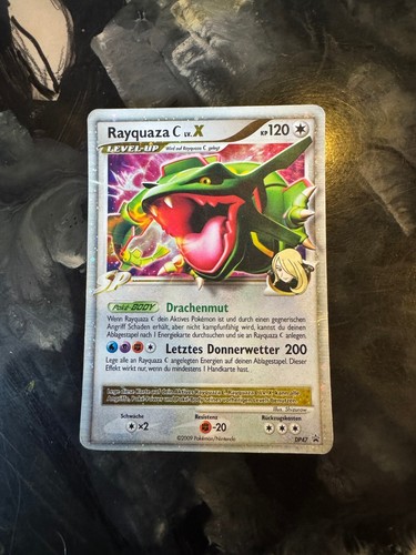 Rayquaza C Lv.X DP47 German Black Star Promo Holo Pokemon Card | eBay