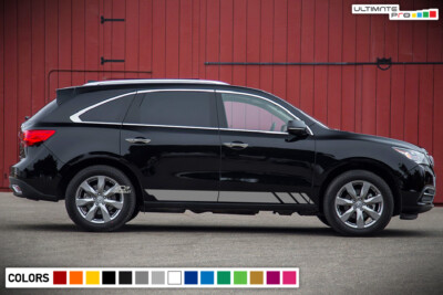 Side Stripe Body Kit For Acura MDX Exhaust Mirror YD2 2007 2008 2009 ...