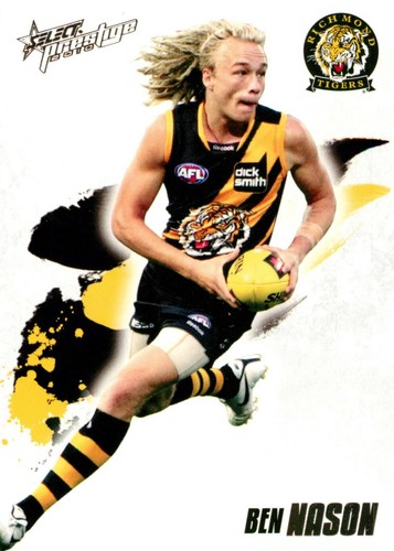 2010 RICHMOND TIGERS AFL Card BEN NASON Prestige | eBay Australia