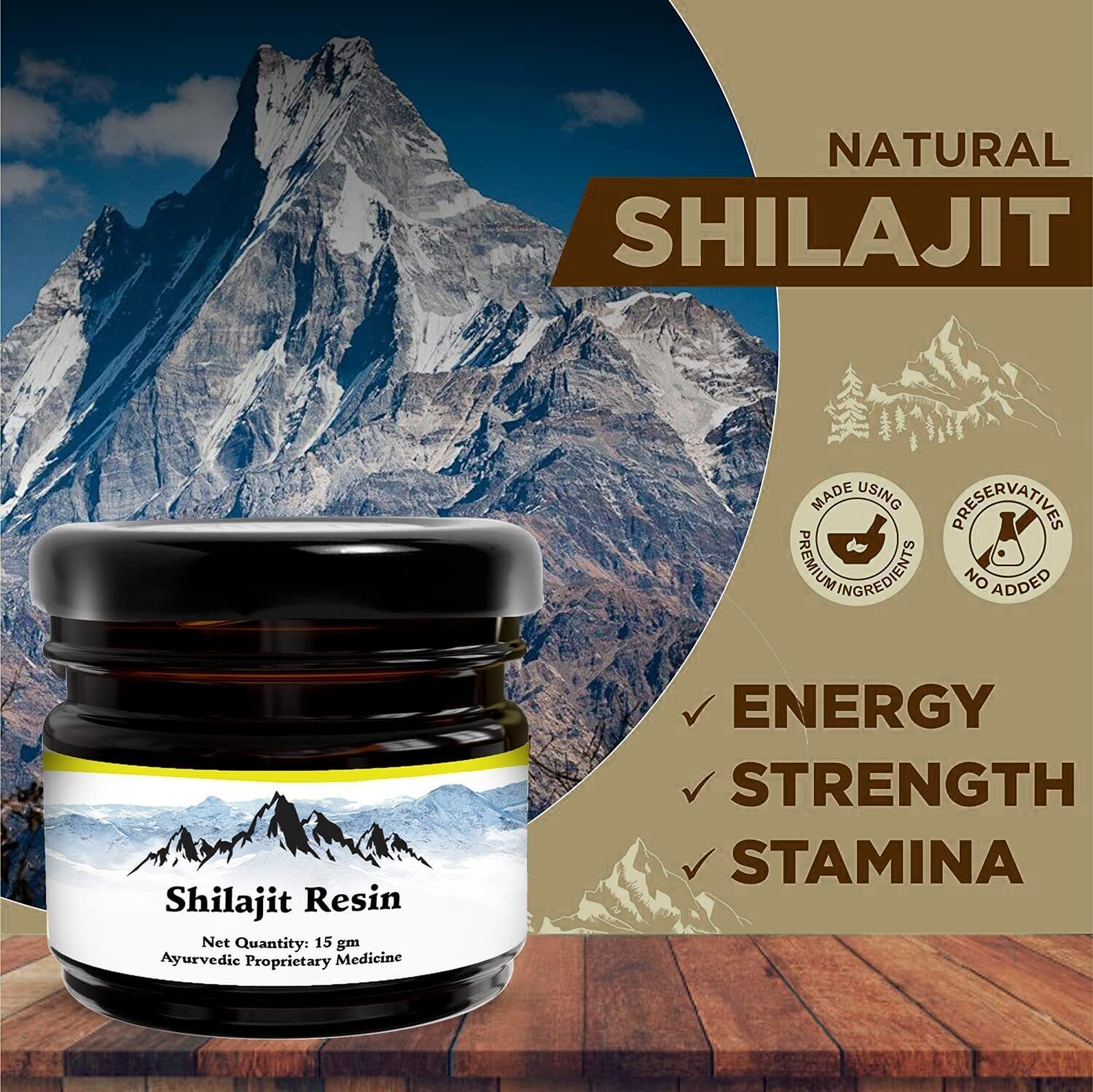 Pure 100% Himalayan Shilajit, Soft Resin, Organic, Extremely Potent ...
