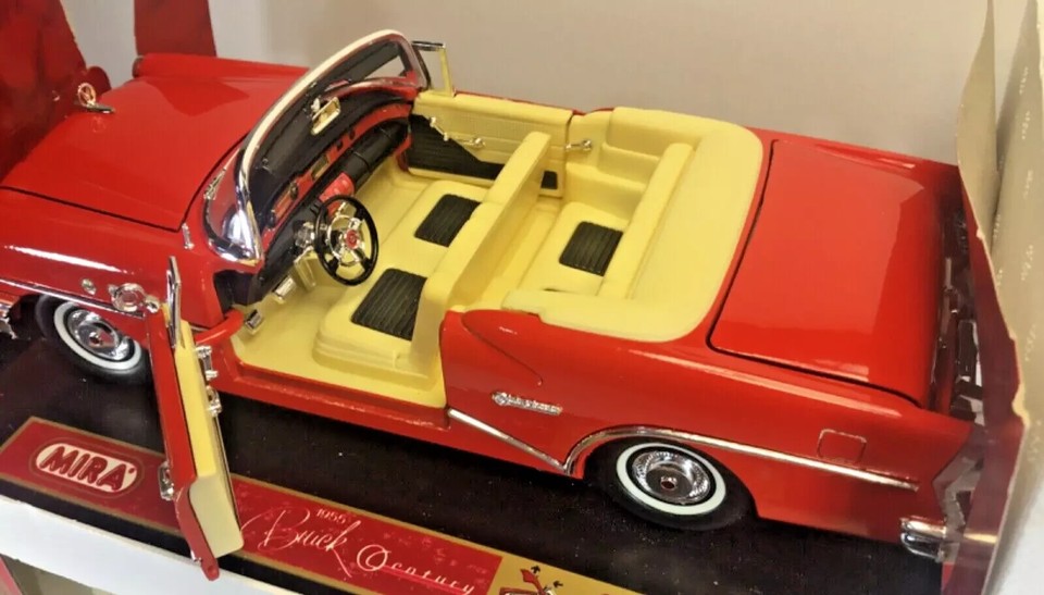 Fairfield Mint diecast, 1955 Buick Century Convertible, Cherokee Red | eBay