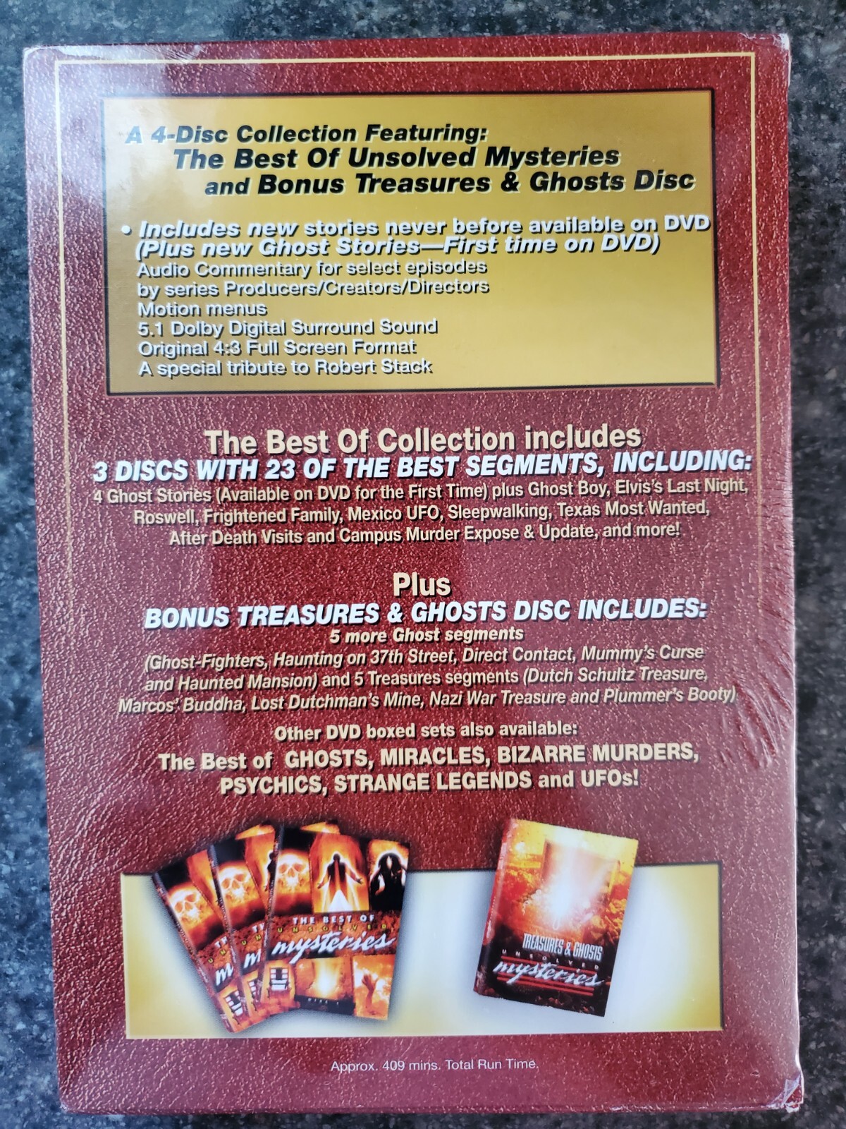 The Best Of Unsolved Mysteries (DVD, 2006, 4-Disc Set) for sale online ...