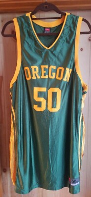 Oregon Ducks Basketball Nike Team Throwback Jersey #50 University of ...