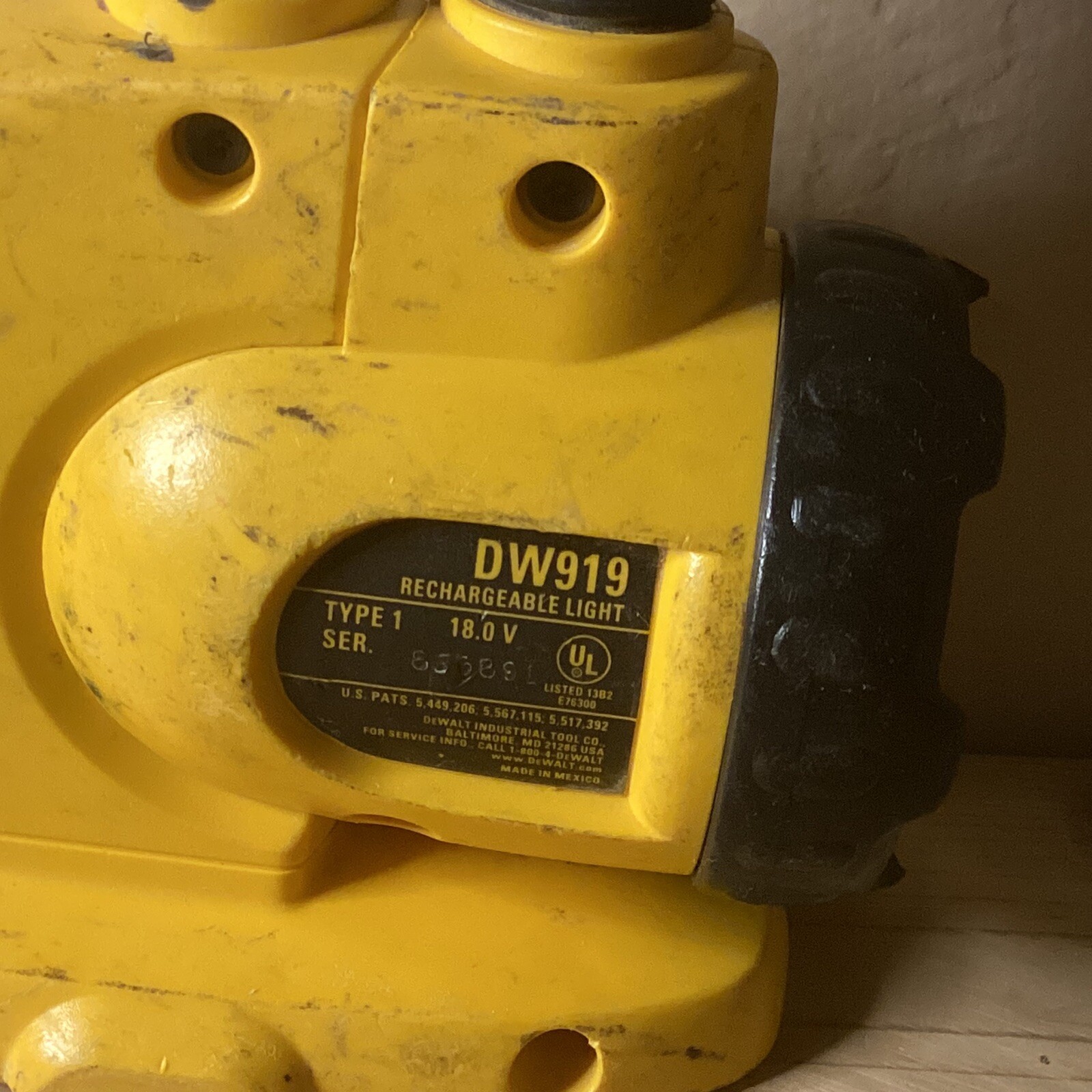 DeWalt DW919 18v Flexible gooseneck flashlight tool only, no battery ...