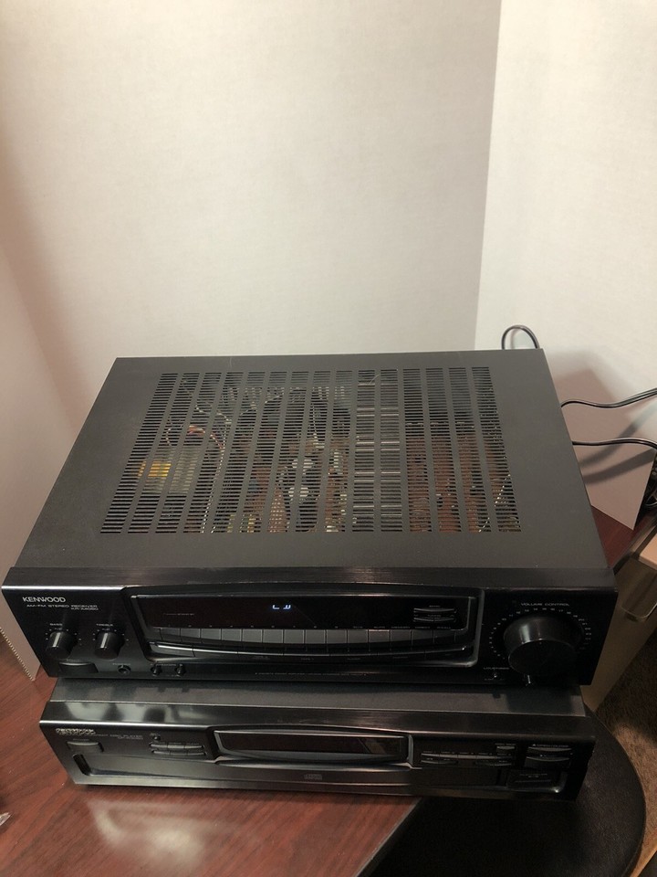 Kenwood KR-A4060 Stereo Receiver And DP-R3060 CD Player Tested Works ...