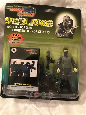 Counter Terrorism Special Forces Fully Poseable Action Figure Kid’s Biz ...