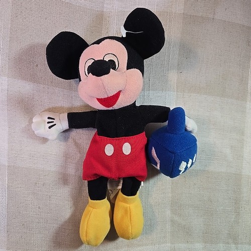 Disney Store Dreidel Mickey Mouse ‘99 Bean Bag Plush 8” Jewish Hanukkah ...