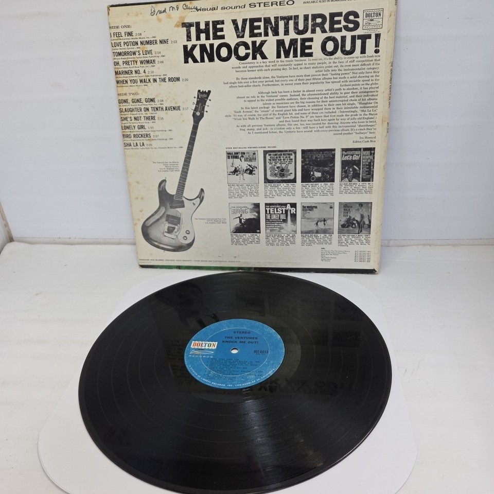 1964 The Ventures Knock Me Out Vinyl LP Record G | eBay