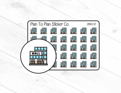 2843-12~~Mall Planner Stickers. | eBay