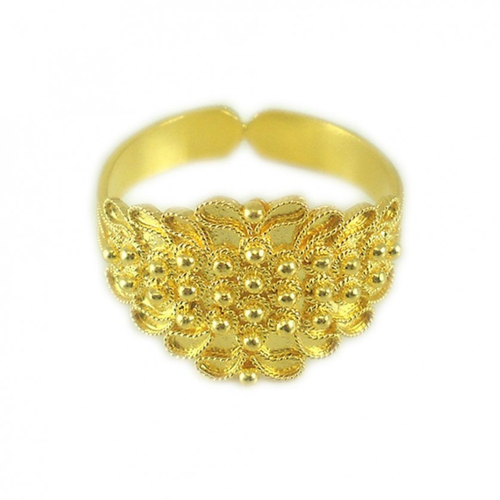Bague Sarde Campidanese 3 Fils Or Jaune 18 KT Filigrane Artisanale De ...