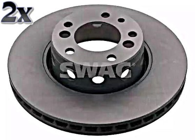 SWAG x2 pcs Brake Disc Front For BMW E34 88-97 34112226385 | eBay