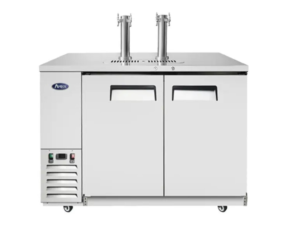 Atosa USA, Inc. Model No. MKC58GR double Dual tap kegerator ...