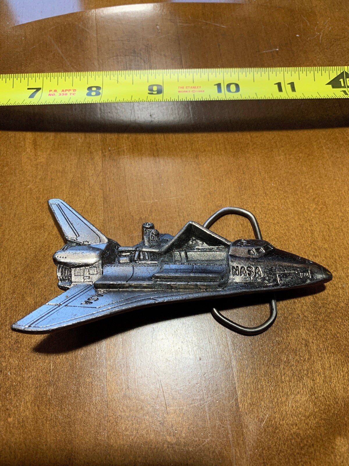 Vintage NASA SPACE SHUTTLE SHAPED BELT BUCKLE GREAT AMERICAN BUCKLE CO ...