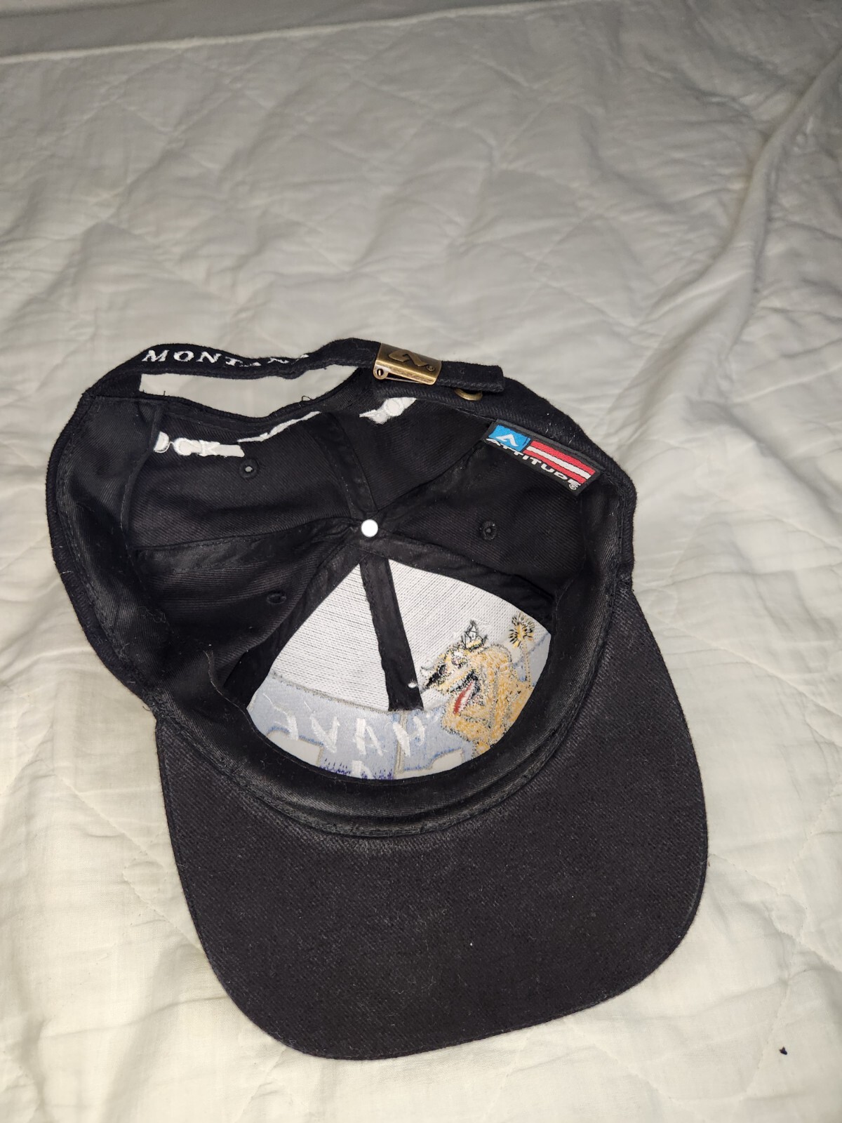 Testicle Festival Rock Creek Lodge Montana Black Snapback Hat ...