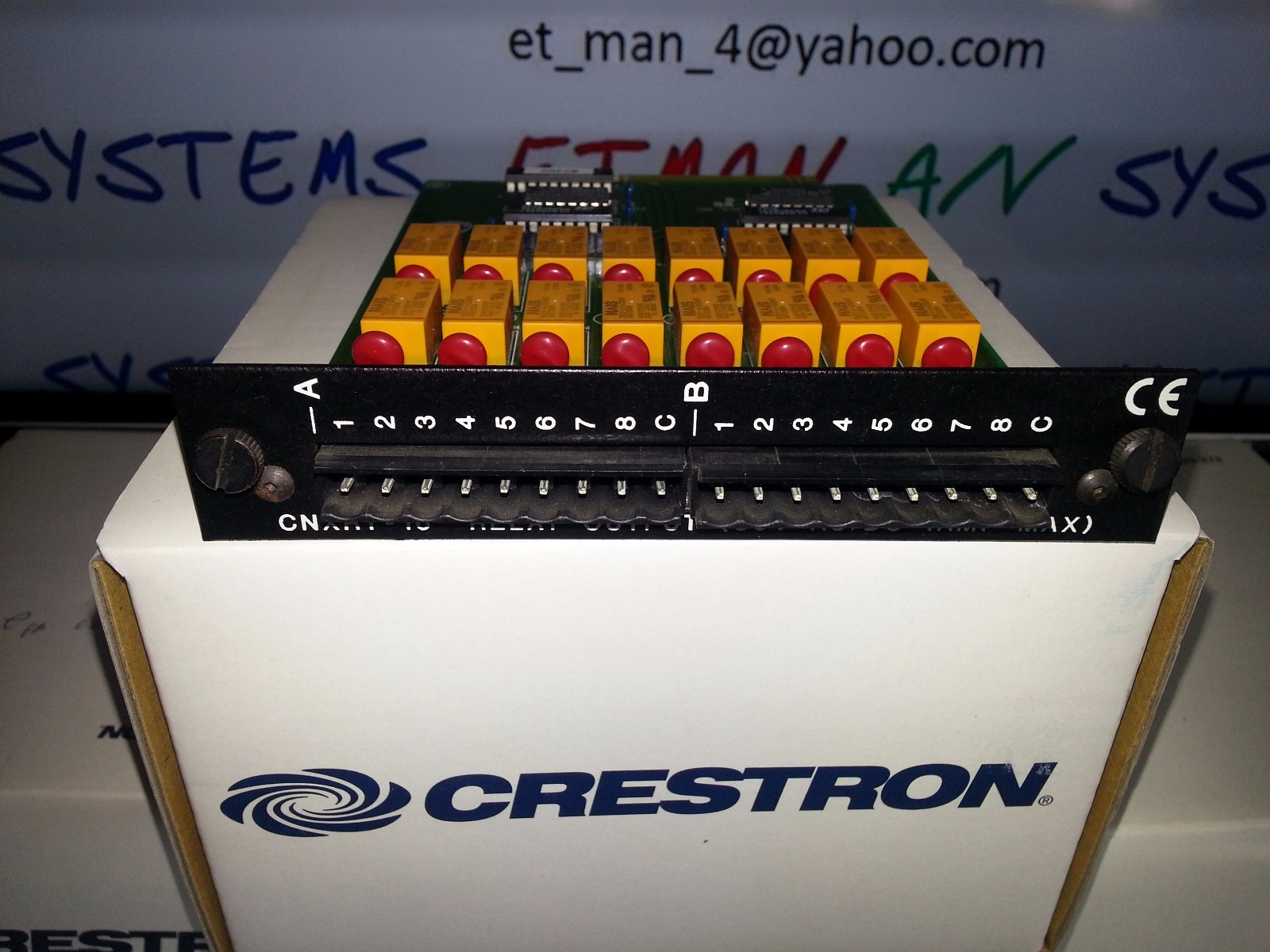 CRESTRON CNXRY-16 16 RELAY CONTROL CARD RACK2 PRO2 AV2 | eBay