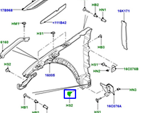 GENUINE LAND ROVER FENDER SCREW RANGE ROVER EVOQUE SET OF 10 NEW ...
