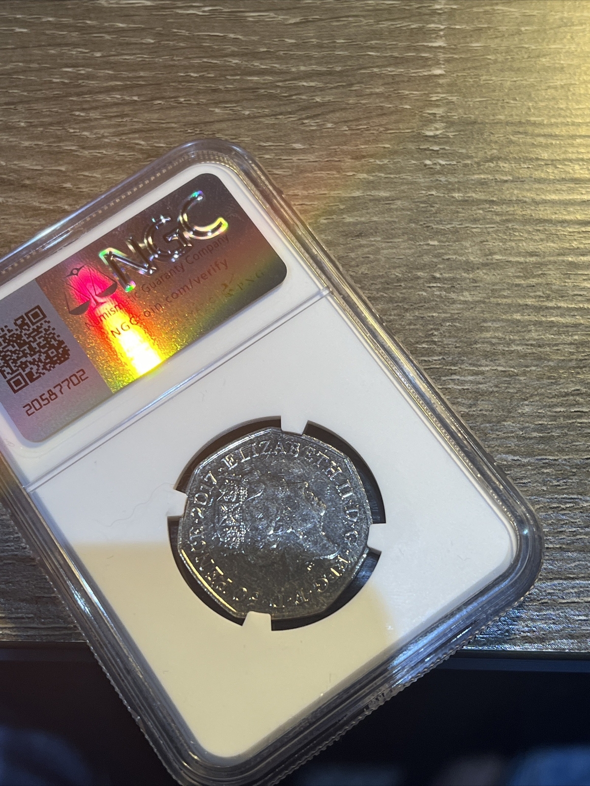 Extremely Rare Rotation Error Benjamin Bunny 50p Fifty Pence 2017 ...