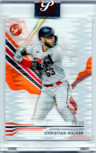 2024 Topps Pristine Orange Pristine Refractors- CHRISTIAN WALKER - D ...