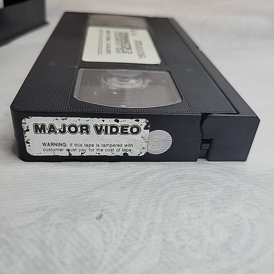 T2 Terminator 2 Judgement Day VHS Tape Rental Store Cut Box Case Major ...