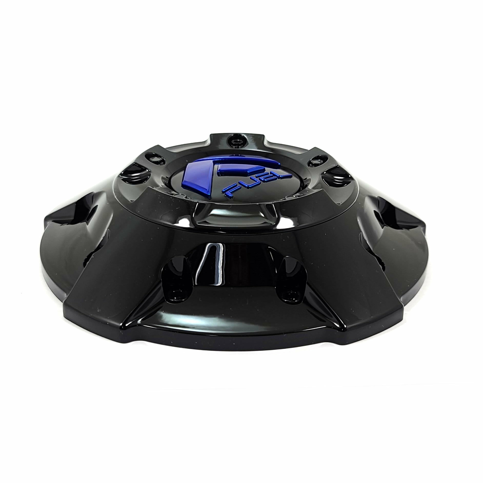 Fuel Gloss Black Center Cap 7-1/8"OD Bolt-On Open-End, Closed-end 1003 ...