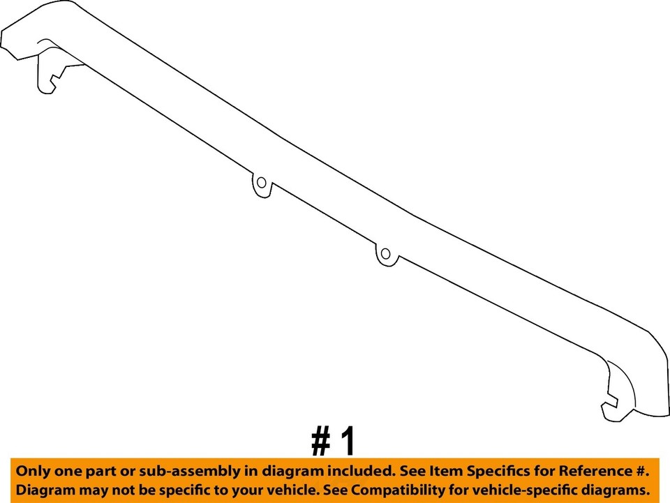 SUBARU OEM 17-18 Forester Hood Exterior Trim-Molding 91121SG211 | eBay