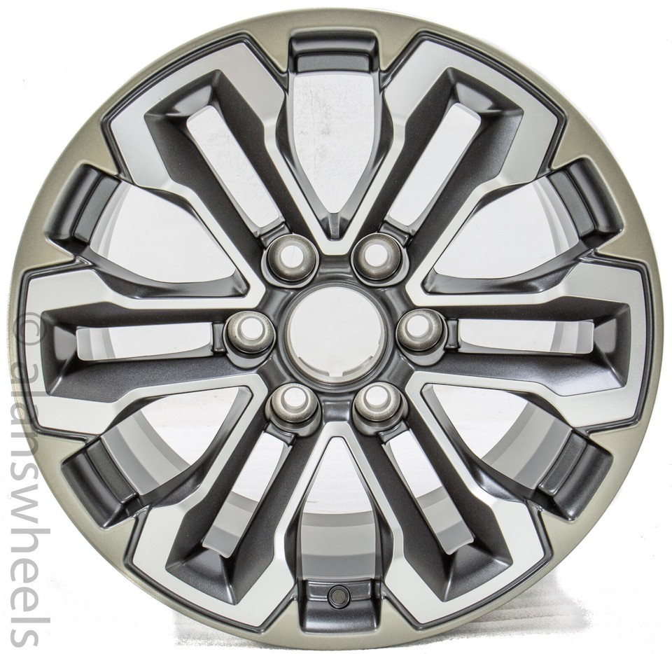 2015-2020 GMC Sierra Yukon Denali Factory OEM Satin Graphite 18" Wheels ...