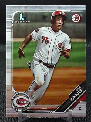 ERIC YANG 2019 BOWMAN DRAFT ROOKIE REDS G1 | eBay