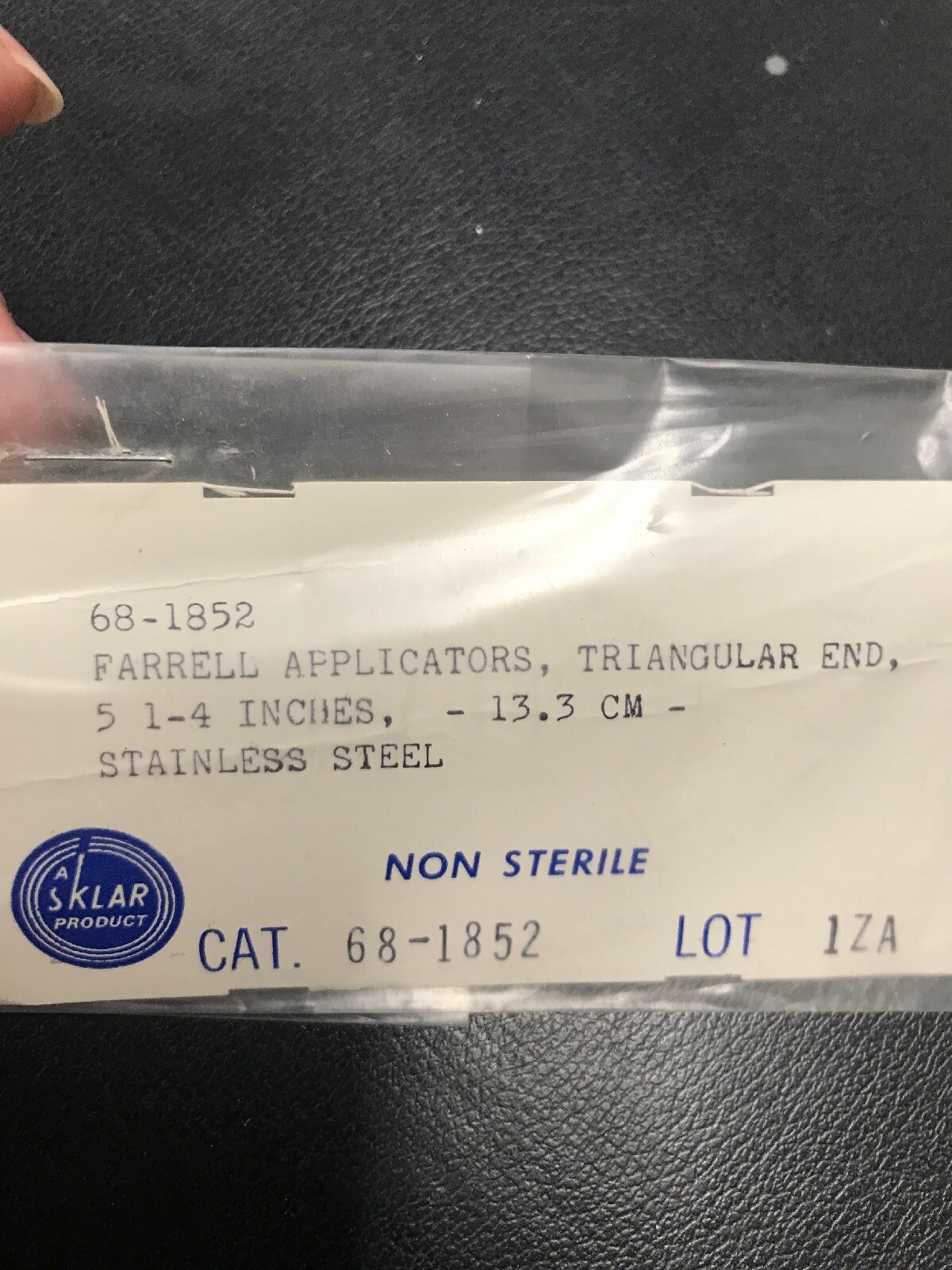 Sklar 68-1765 Farrell Applicator, triangular end, 5 1/4" 13.3 cm ...