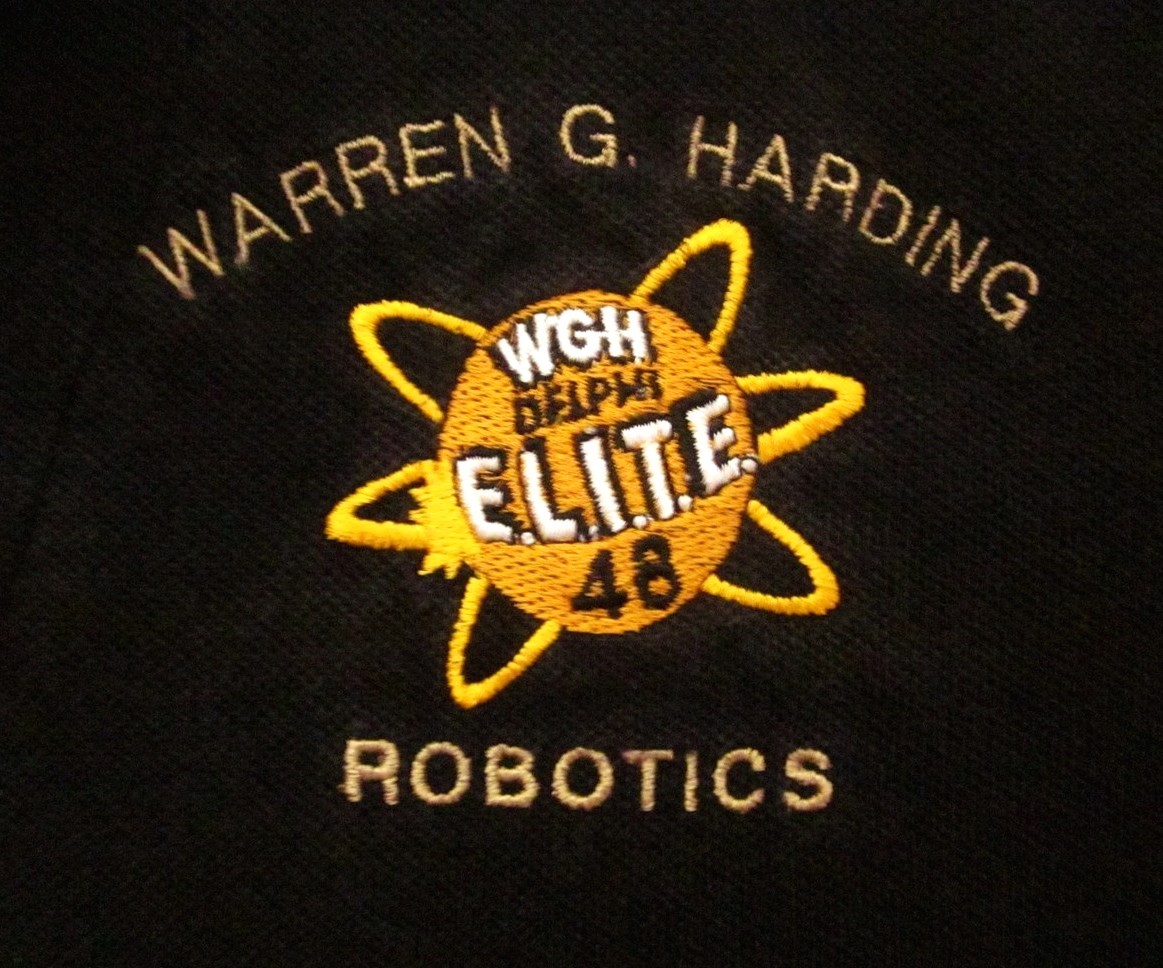 WARREN G. HARDING Robotics polo shirt XL Delphi Elite 48 Ohio WGH ...