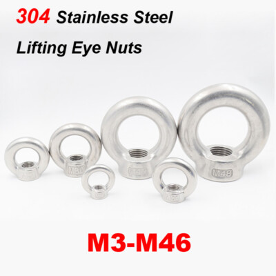 Ringmutter Ringschraube Edelstahl A2 Ring Öse Muttern M3 M4 M5 M6 M8 ...