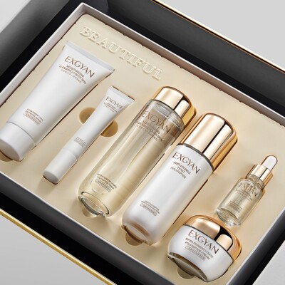 Organic Anti-Wrinkle Korean Gift Skin Care Set Glycerine Yeast Facial ...