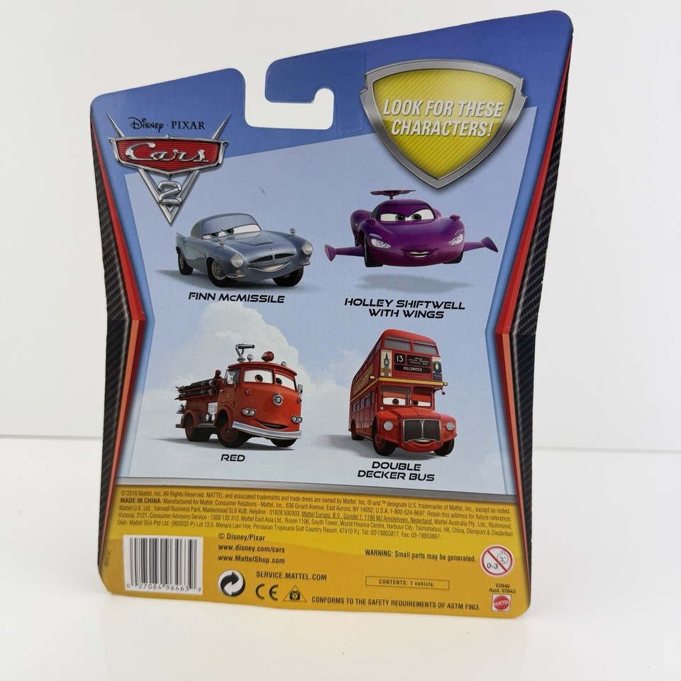 Disney PIXAR Cars 2 Red Fire Truck Deluxe #3 NEW NIB SEALED | eBay