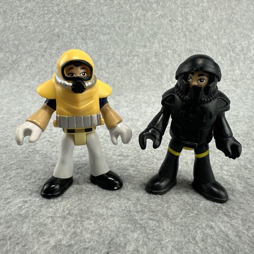 Imaginext Sky Racer Pilot Deep Sea Diver Action Figures with Suit ...