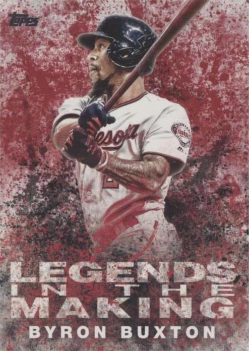 2018 Topps - Legends in the Making Series 2 Byron Buxton #LITM-3 Red ...