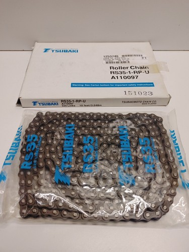 NEW OLD STOCK! TSUBAKI 10FT 320 LINKS ROLLER CHAIN RS35-1-RP-U | eBay