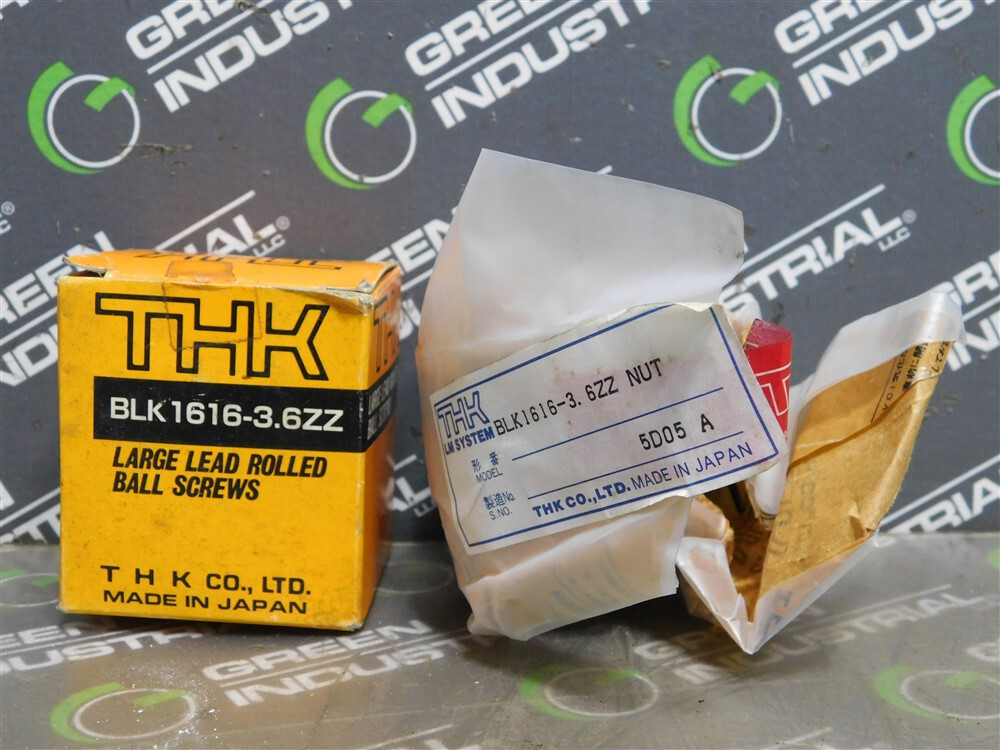NEW THK BLK1616-3.6ZZ Large Lead Rolled Ball Screws | eBay