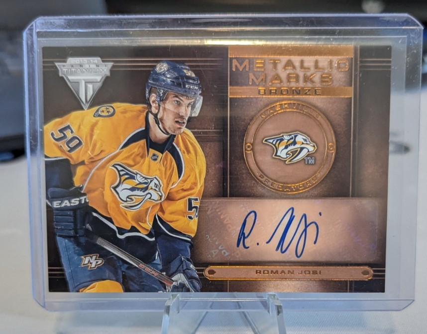 Roman Josi 2013 Titanium #MM-23 Metallic Marks Price Guide - Sports ...