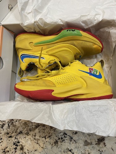 Nike Zoom Freak 3 NRG UNO 50th Anniversary Mens Sz 8.5 Yellow Giannis ...