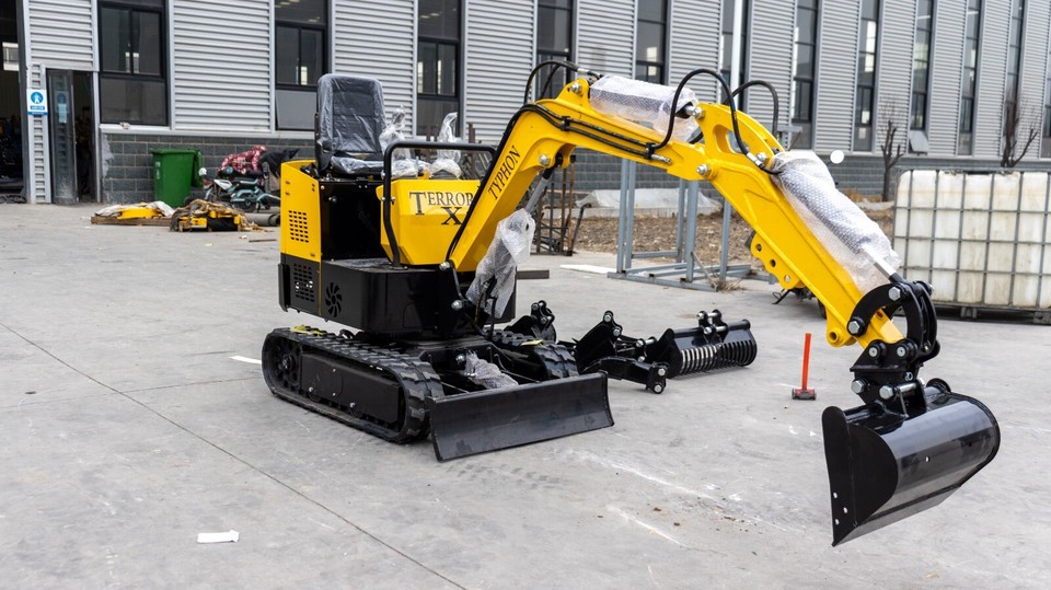 TYPHON Terror X Storm Mini Excavator – 1 Ton Trench Digger w Canopy ...